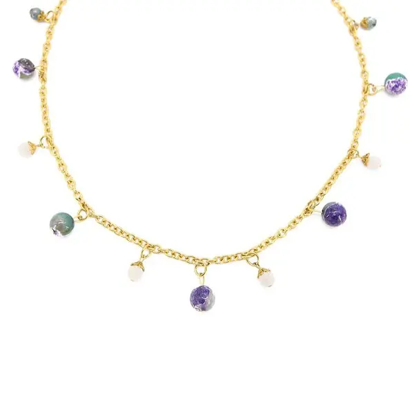 ADIBA Verbena Chain Necklace - Gold