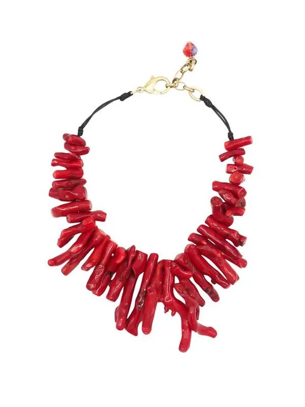 SITA NEVADO Pira Statement Necklace - Red