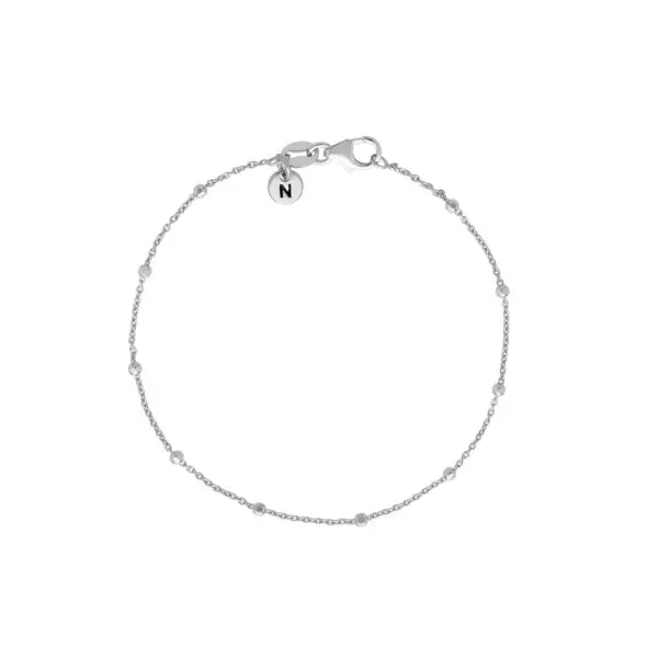 NELLOU JEWELLERY Satellite Chain Bracelet - Silver