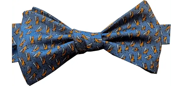 LAZYJACK PRESS Wingman Bow Tie - Blue