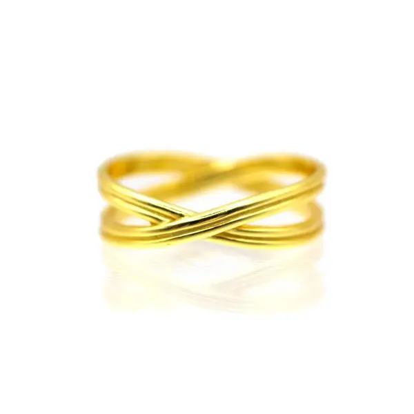 VICSTONENYC FINE JEWELRY Möbius Strip Ring - Gold