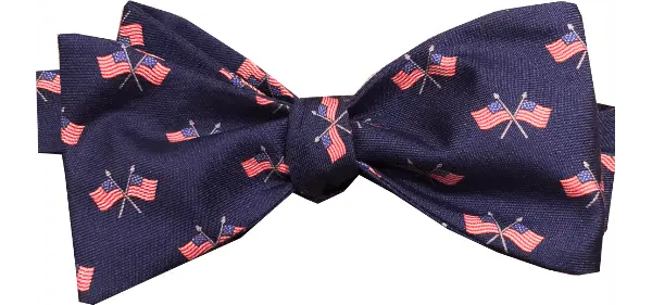 LAZYJACK PRESS Printed Bow Tie - Blue