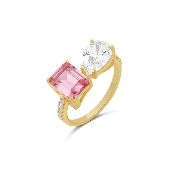 SHYMI Toi Et Moi Ring - Pink