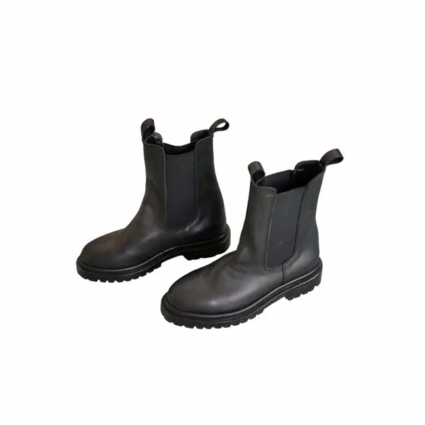 Pink Haley Jordyn Chelsea Leather Boots