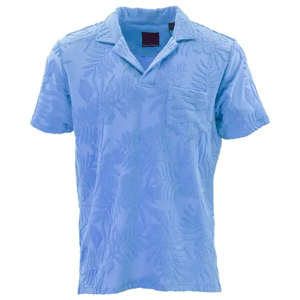 LORDS OF HARLECH Johnny Farm Floral Terry - Blue