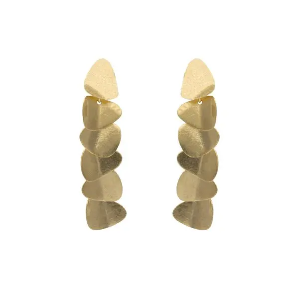 MARCIA MORAN Selene Drop Earrings - Gold