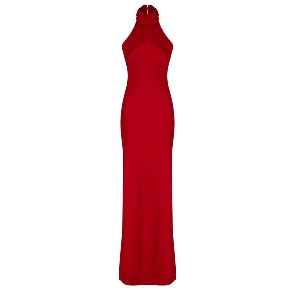 HERFETCH Maxi Halterneck Gown