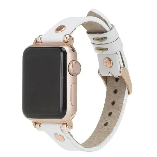 LEATHERE Apple Watch Leather Band - White