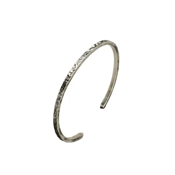 POSH TOTTY DESIGNS Textured Sterling Cuff - Silver