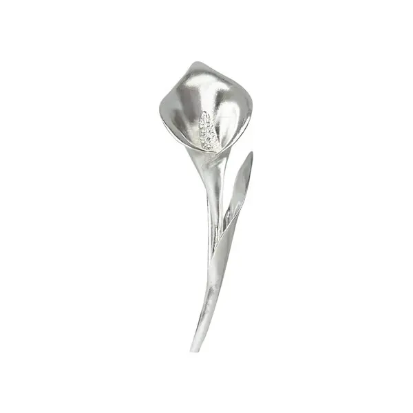 ALEGORIA JEWELLERY Calla Brooch - Silver