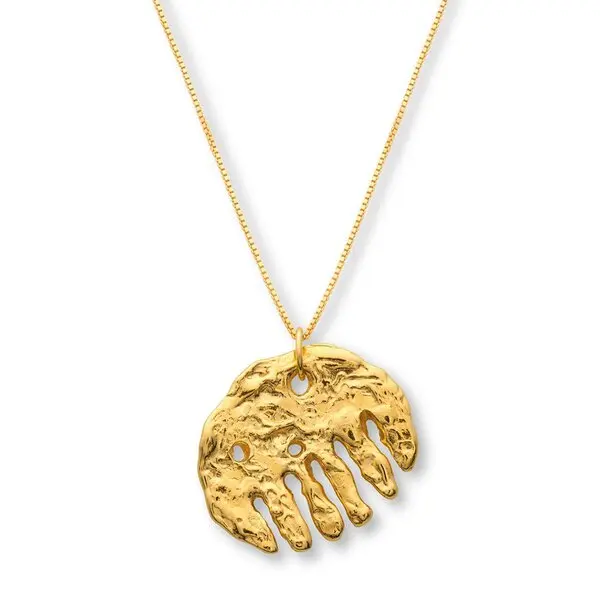 EVA REMENYI Simon Radvan X Comb Necklace Mini - Gold