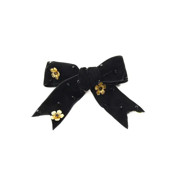ADIBA Lucille Handmade Barrette - Black