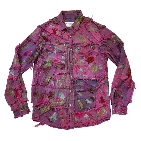 ZASTASTUDIO Upcycled Denim Jacket