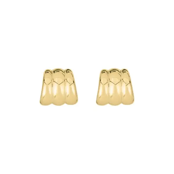 POURQUOI Arc De Trio Petite Earrings - Gold