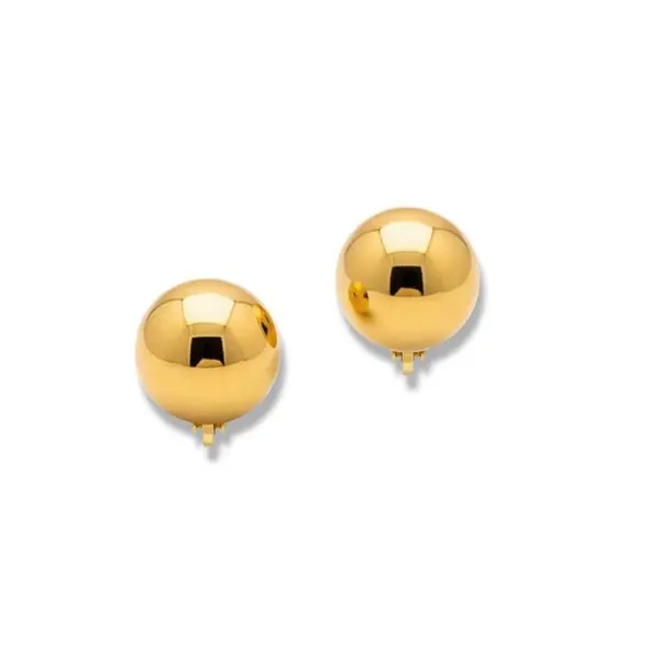 JAREDJAMIN Large Orbita Clip-on Earrings - Gold
