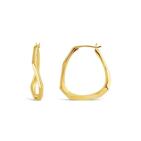 DINNY HALL Thalassa Medium Hoop Earrings - Gold