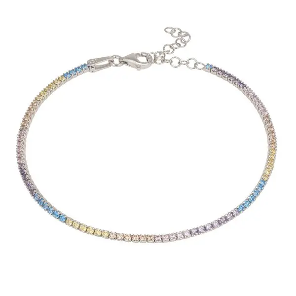 LATELITA Tennis Bracelet With Cubic Zirconia - Silver