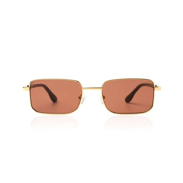 FAOS CONCEPT Minoas Rectangle Full Rim Sunglasses - Red