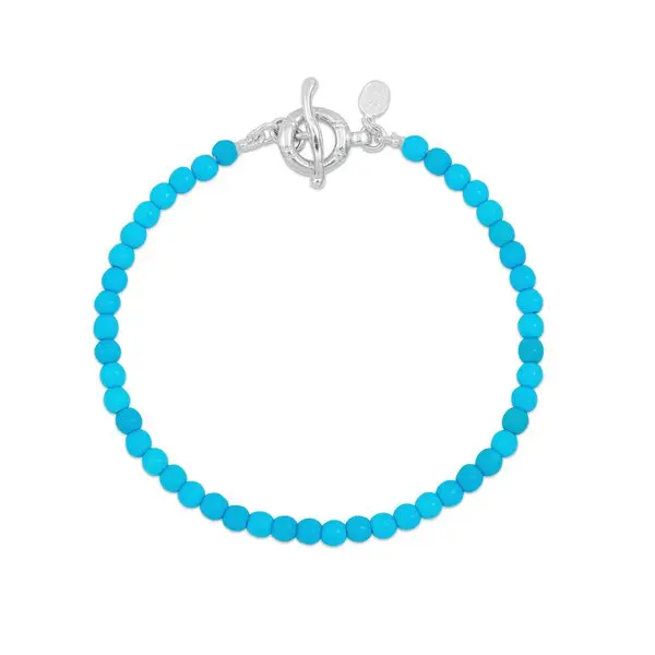DOWER & HALL Turquoise And Sterling Silver Bracelet - Blue