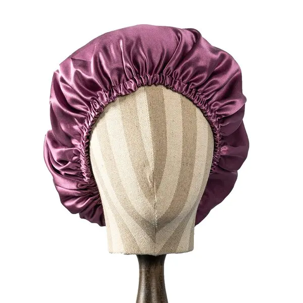 SOFT STROKES SILK Mulberry Silk Double Layer Bonnet - Green