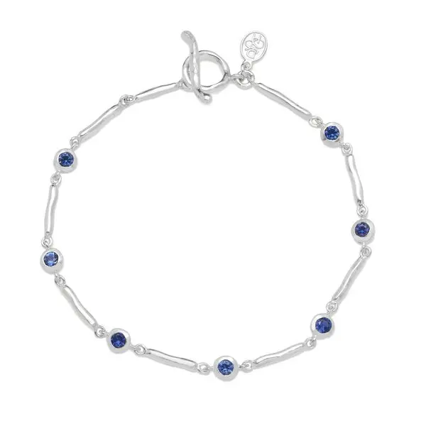 DOWER & HALL Dewdrops Link Bracelet - Silver