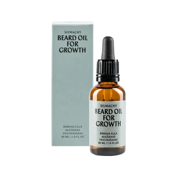 SILMACHY COSMETICS Beard Oil For Beard Growth - Grey