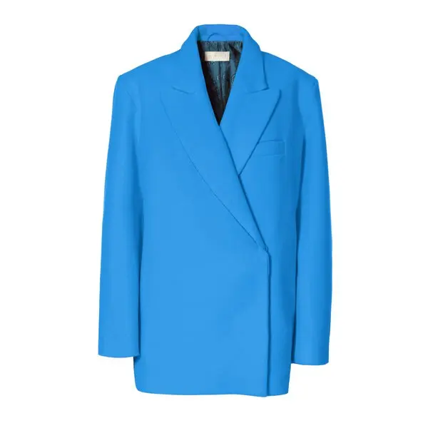 AGGI BY HALEWSKI Nicole Oversized Wool-blend Blazer