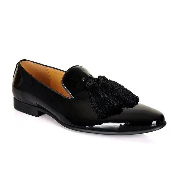 DAVID WEJ Bradford Patent Tassel Loafers