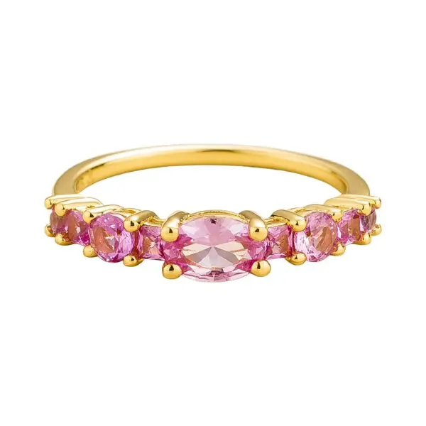 JUVETTI  Petra Ring In Pink Sapphire And Gold - Pink/gold