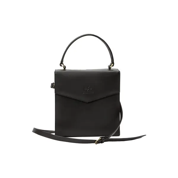 CHANEL JOAN ELKAYAM Leather Shoulder Bag With Detachable Strap