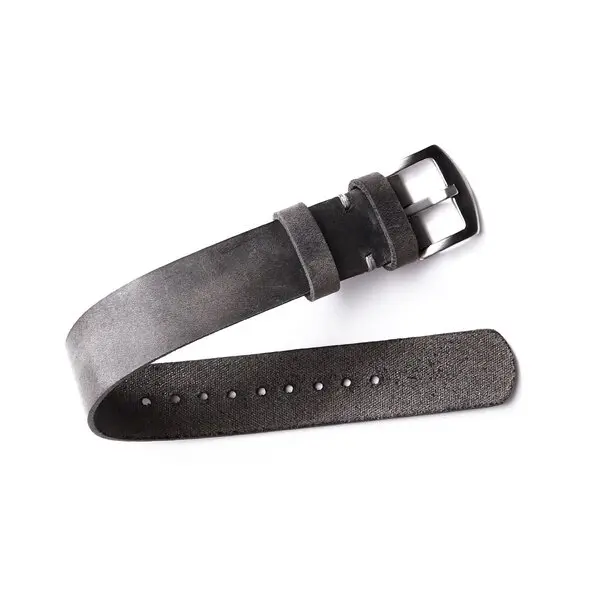ROARCRAFT Watch Strap Leather Nato One-piece - Grey