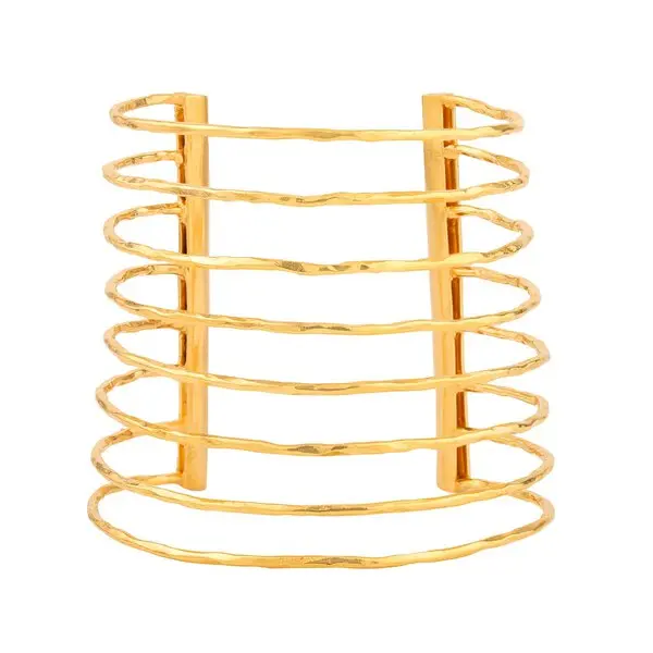 GEM BAZAAR JEWELLERY Statement Vermeil Cuff - Gold