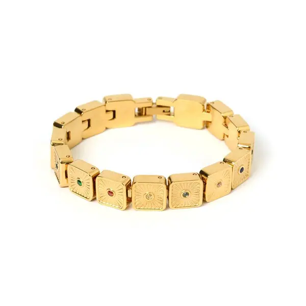 ARMS OF EVE Jasper Bracelet - Gold
