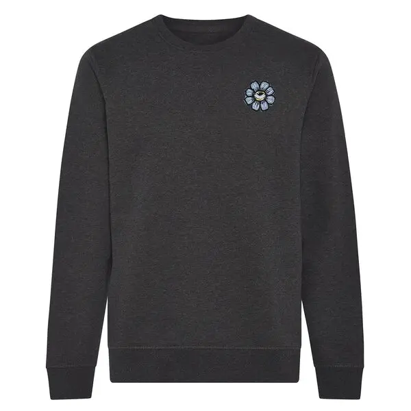 INGMARSON Upcycled Appliqué Sweatshirt