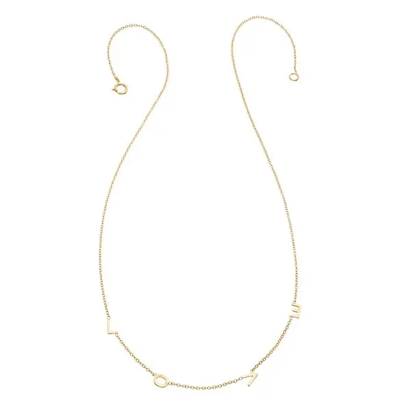 HEATHER HAWKINS Love Spaced Out Necklace - Gold