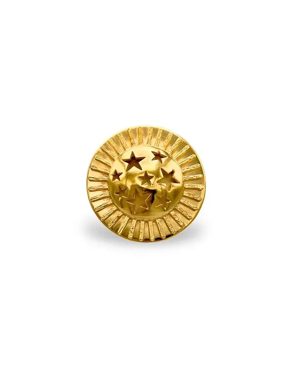 JAREDJAMIN Starburst Statement Ring - Gold
