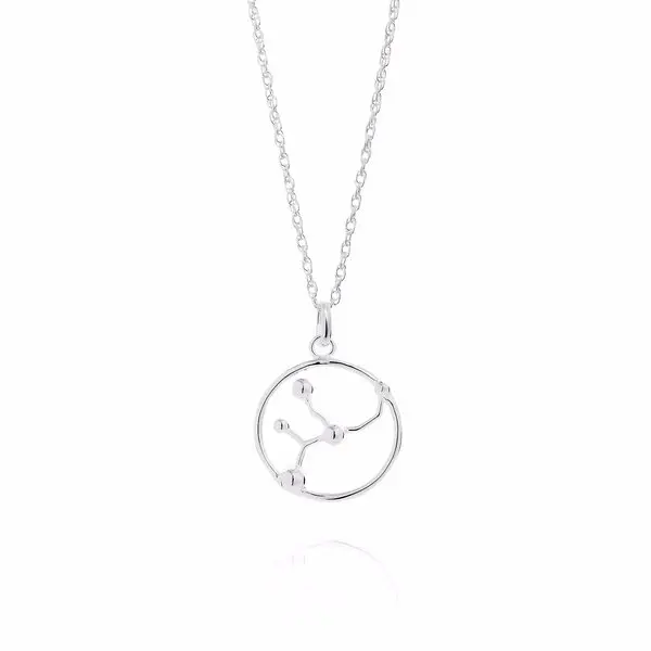 YASMIN EVERLEY JEWELLERY Virgo Astrology Necklace - Silver