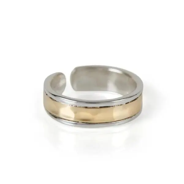 CHARLOTTE'S WEB JEWELLERY Karma Adjustable Midi Ring - Silver/gold
