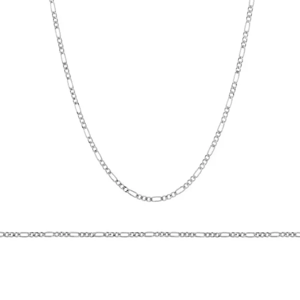 BERMUDA WATCH COMPANY Annie Apple Lucinda Sterling Curb Chain Necklace - Silver