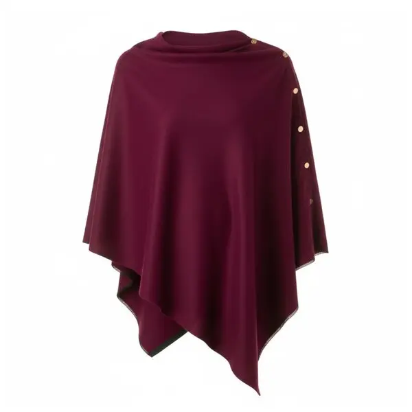 FRANCHETTI BOND Gisellina Button Poncho