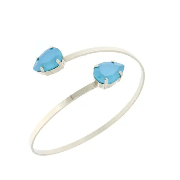 ROSASPINA FIRENZE Double Drop Bangle - Blue