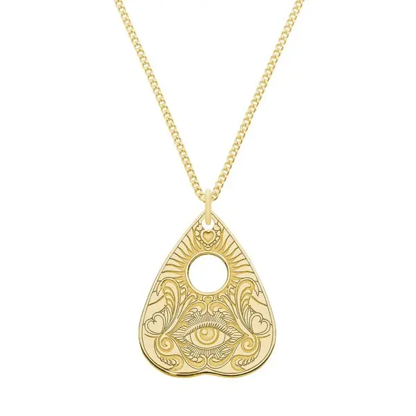 CARTERGORE All Seeing Eye Planchette Pendant - Gold