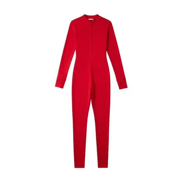 ALTRA VOLTA Sculpt Soft Zip Jumpsuit - Red