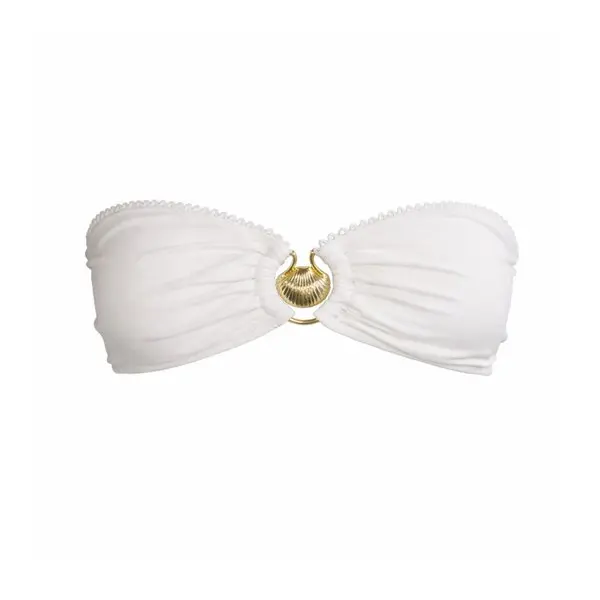 IVY SWIMWEAR Violetta Bikini Top - White
