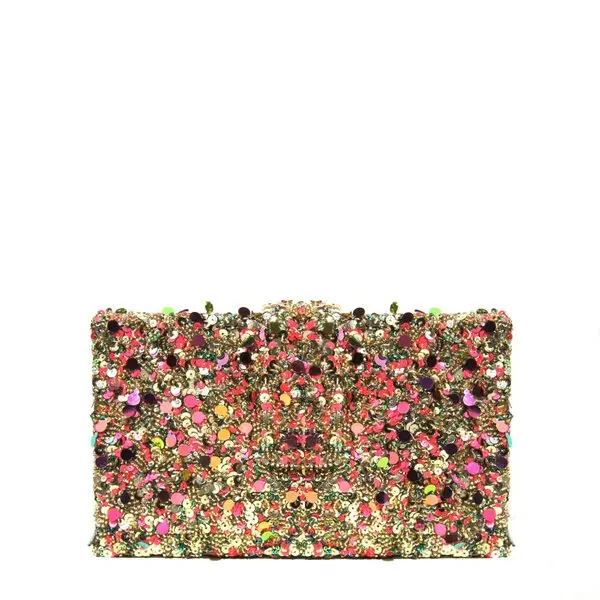 SIMITRI Embellished Donut Clutch