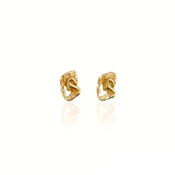 BIO-TRIMMINGS Carrara Stud Earrings - Gold