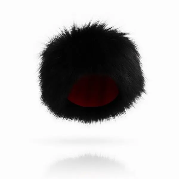 SEROTONINN Faux Fur Hat - Black