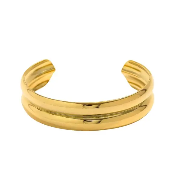 MICKEY'S GIRL Double Cuff Bracelet - Gold