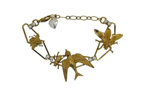 VICKISARGE Elsa Statement Bracelet - Gold