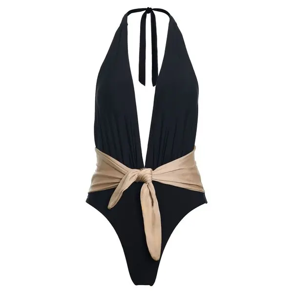 PAOLA AMADOR Mary La Crème Swimsuit - Black